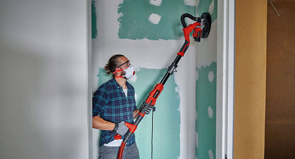 Sanding, slitting, grooving and drilling walls | Einhell.ca